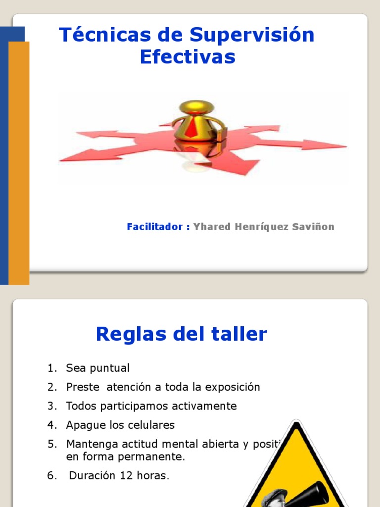 Tecnicas De Supervisión Efectiva Pdf Liderazgo Ciencia Cognitiva