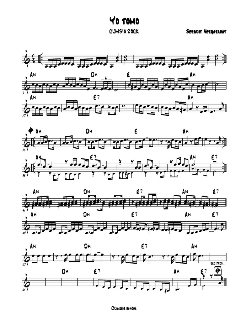 Yo Tomo - Bersuit | PDF