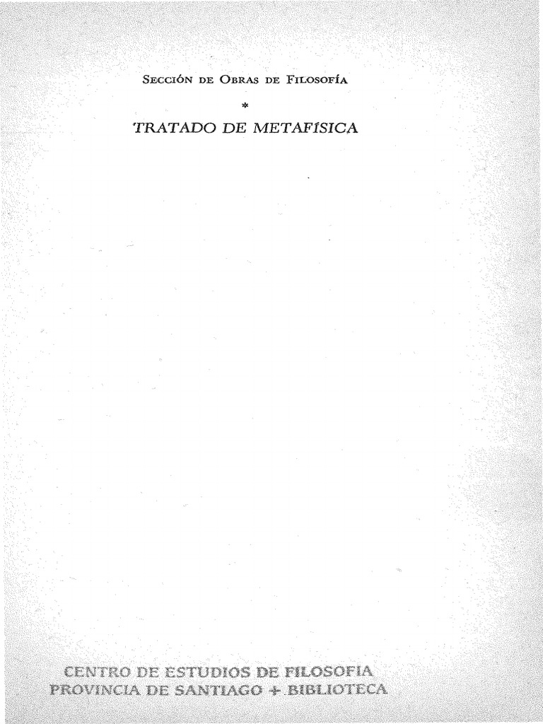 Jean Wahl-Tratado de Metafísica - (1960) PDF | PDF