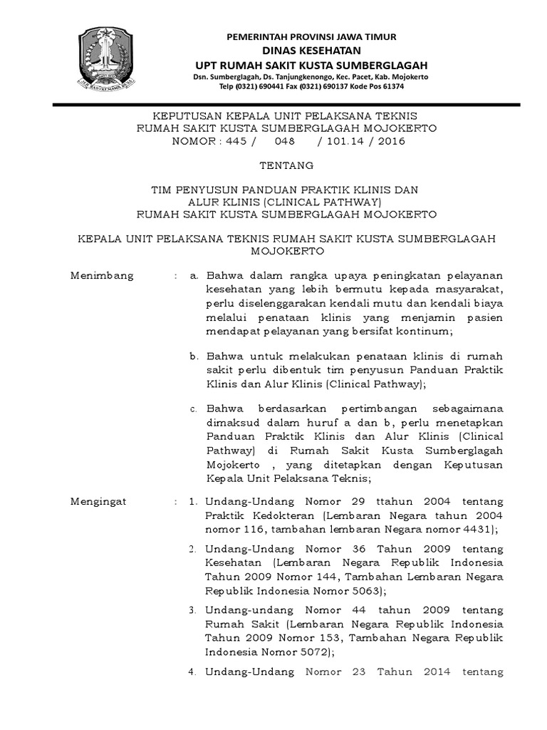 Tim Penyusun Clinical Pathway Kusta | PDF | Pengembangan Diri ...