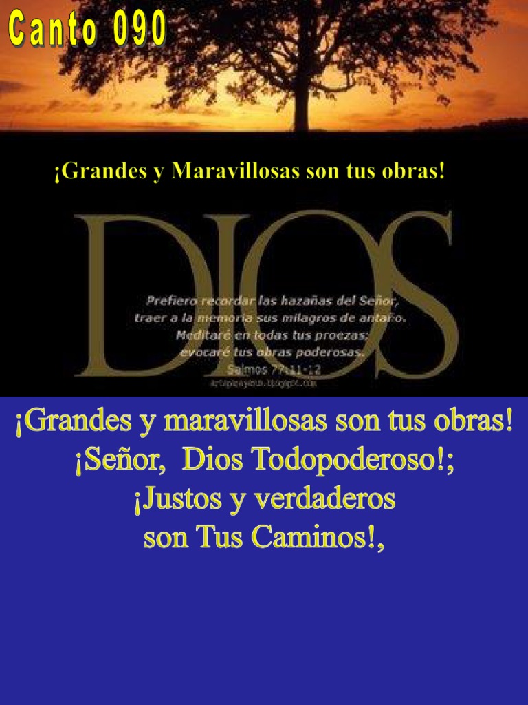 C-090 - ¡Grandes y Maravillosas Son Tus Obras! | PDF
