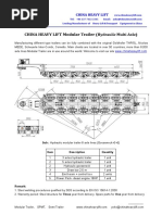 Goldhofer THP/SL Heavy-Duty Modules | PDF | Axle | Steering