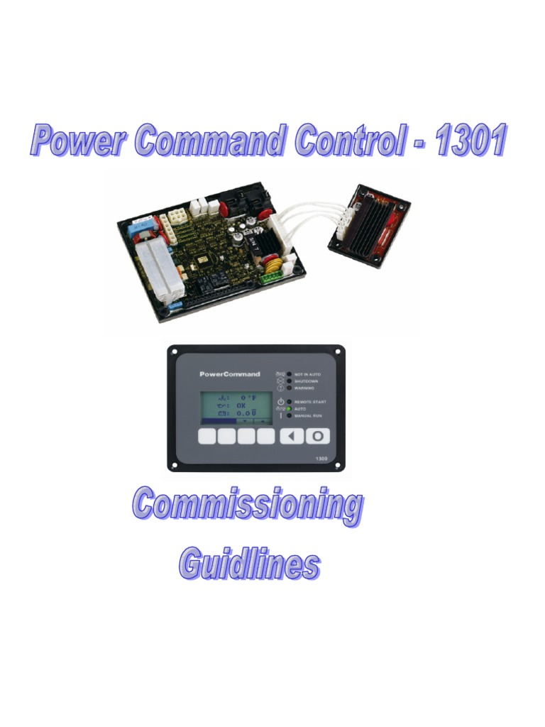 PCC 1301 Commissioning Guide Lines - Rev 01-01-07 - Part1 | PDF | Relay ...