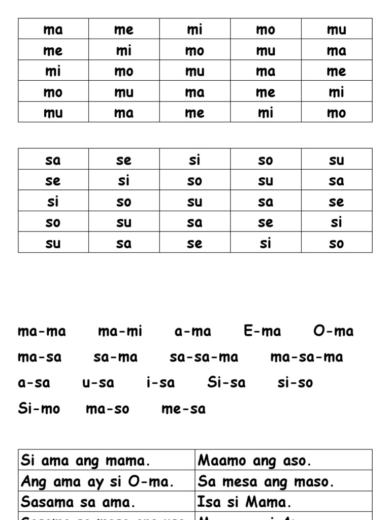 Panimulang Pagbasa 1 | PDF