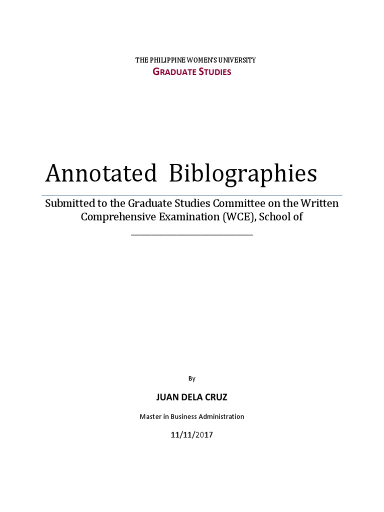 WCE Appendix A: Cover Page Template | PDF