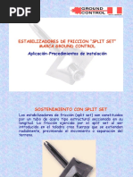 Pernos Split Set | PDF | Perforar | Minería