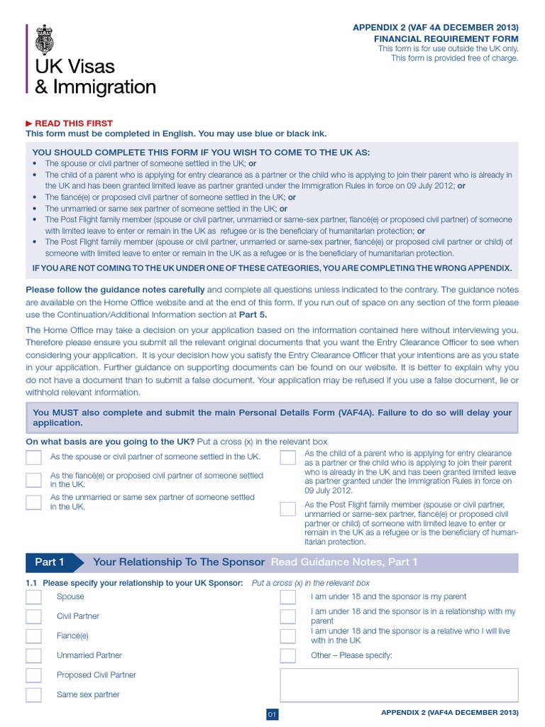 VAF4A Appendix2 PDF | PDF | Pension | Self Employment