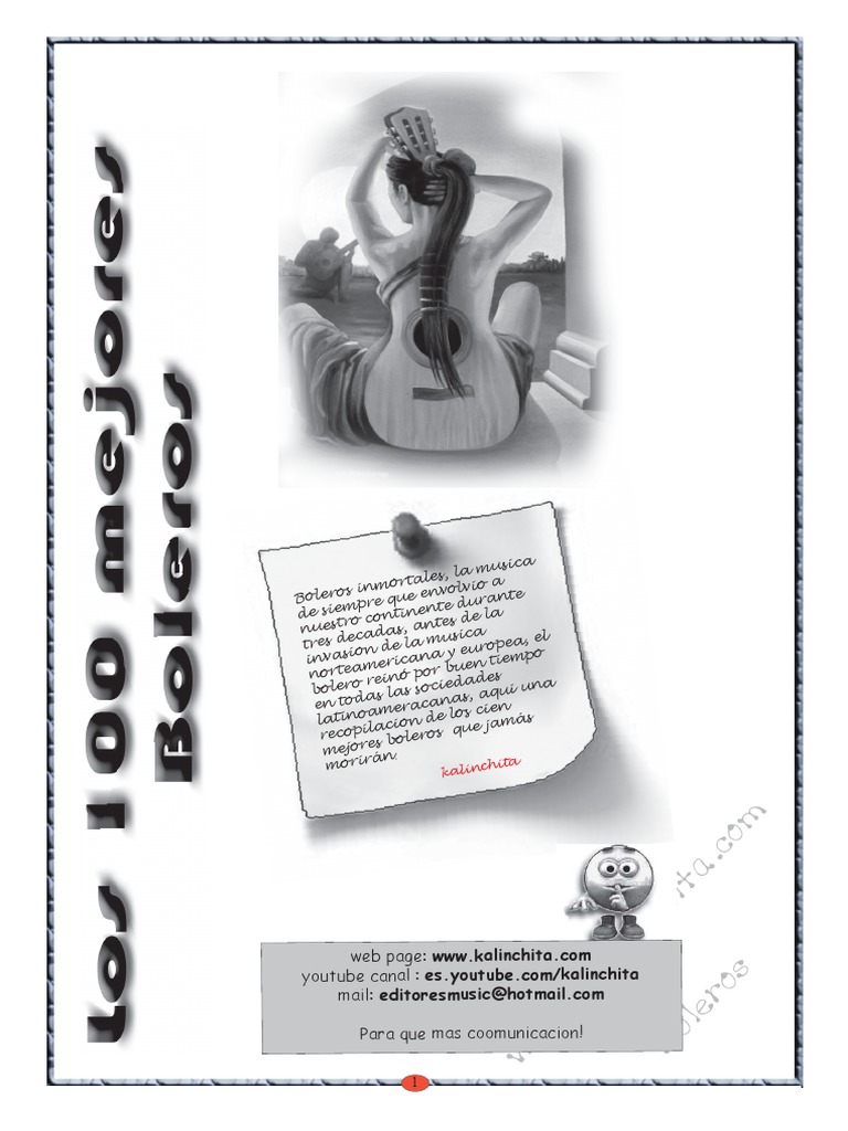 Los 100 Mejores Boleros PDF | PDF | Músicos | Musica en español
