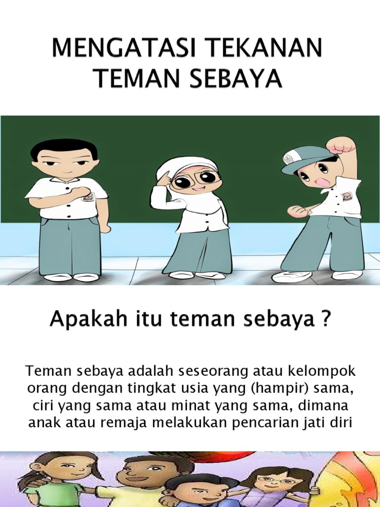 Mengatasi Tekanan Teman Sebaya (Materi Penyuluhan) | PDF