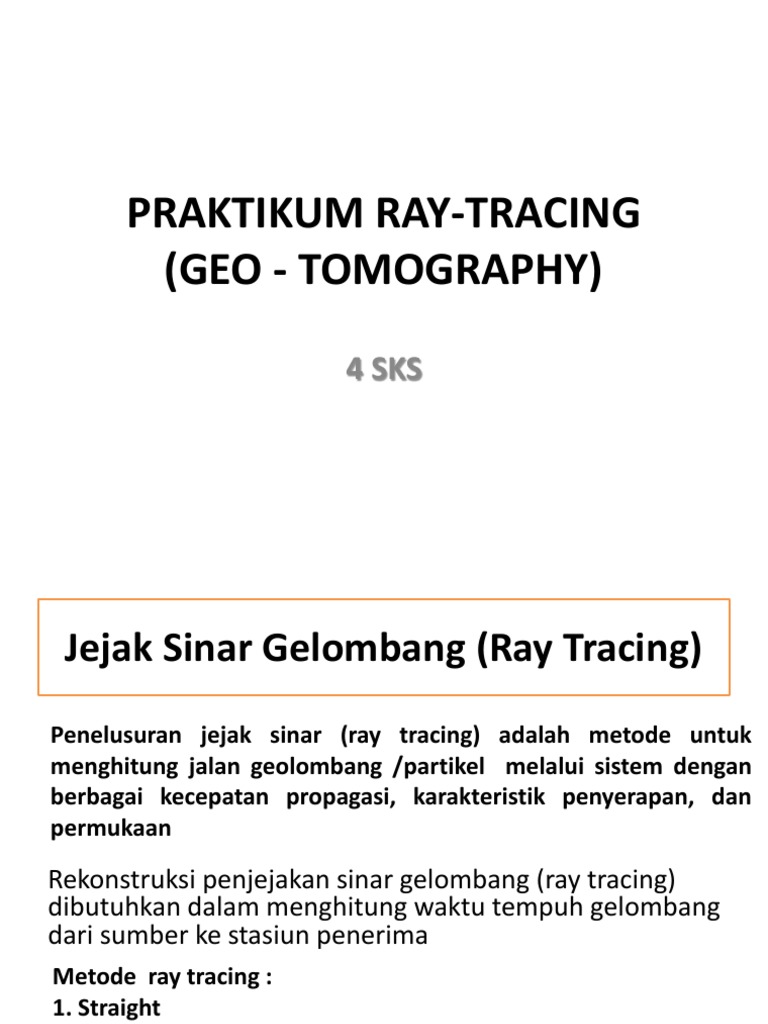Matlab Script Ray Tracing Tomografi | PDF