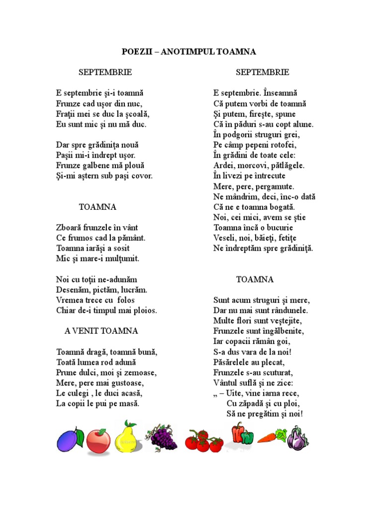 Poezii DE COPII | PDF