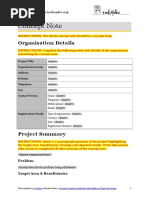 GCF Concept Note Template | PDF | Climate Change Mitigation ...