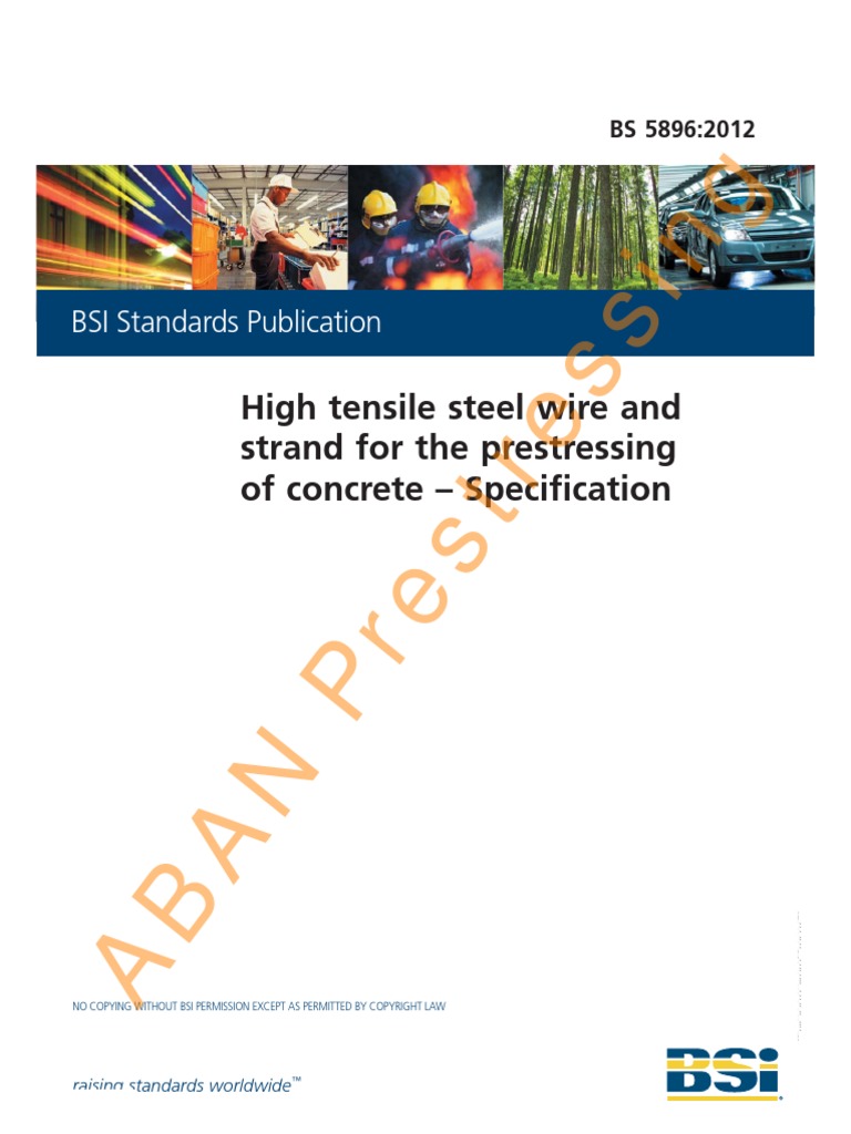 BS 5896 2012 - Secured | PDF | Wire | Materials