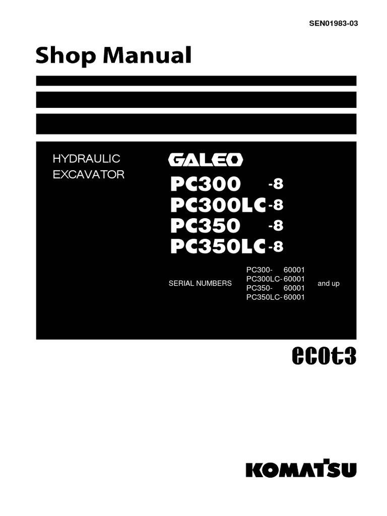 Shop PC300-8 PDF | PDF | Valve | Turbocharger