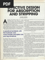 Packed Absorber Column Design | PDF | Absorption (Chemistry) | Physics