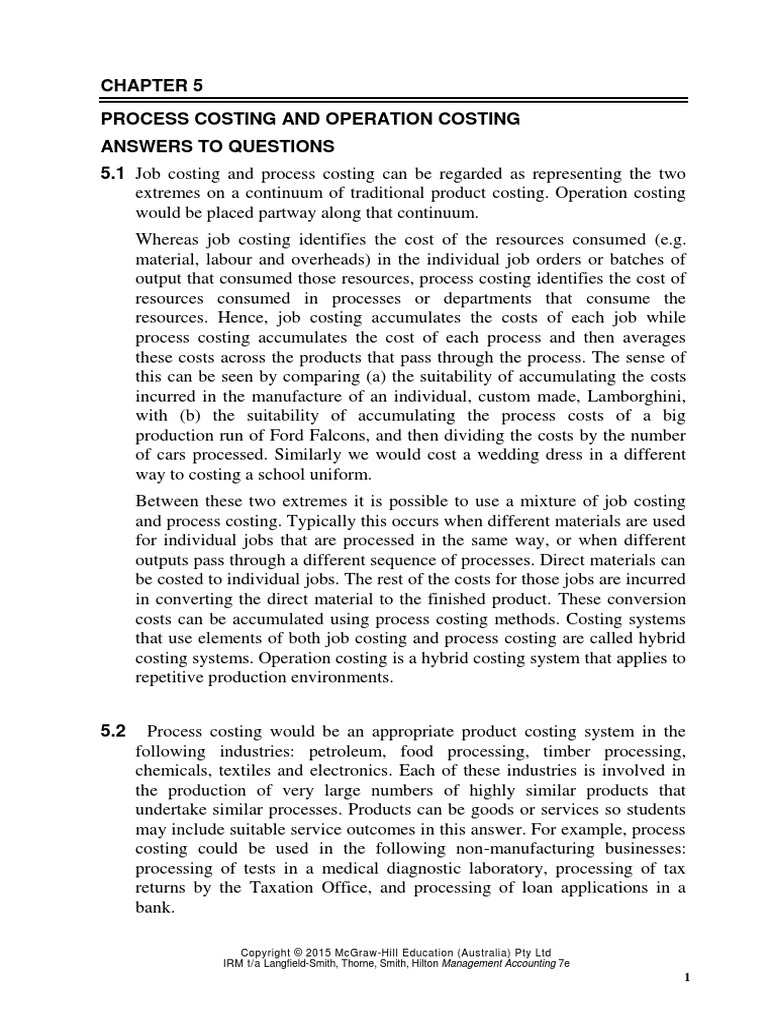 Langfield-Smith7e IRM Ch05 | PDF | Inventory | Cost