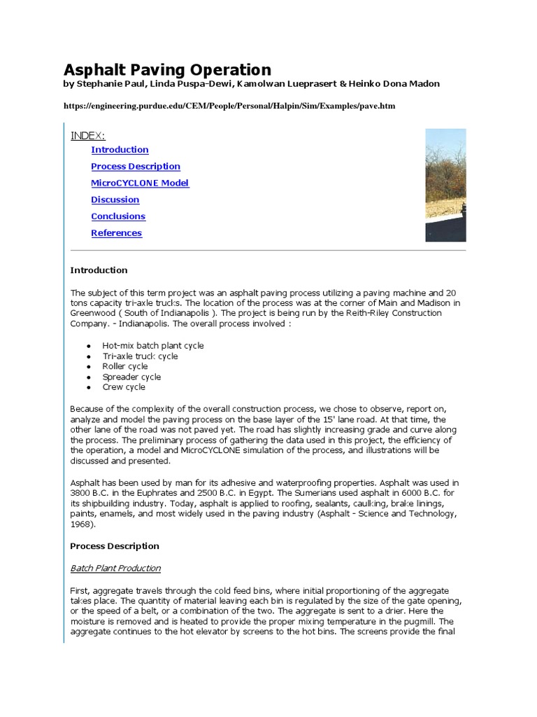 Asphalt Paving Operation | PDF | Road Surface | Concrete