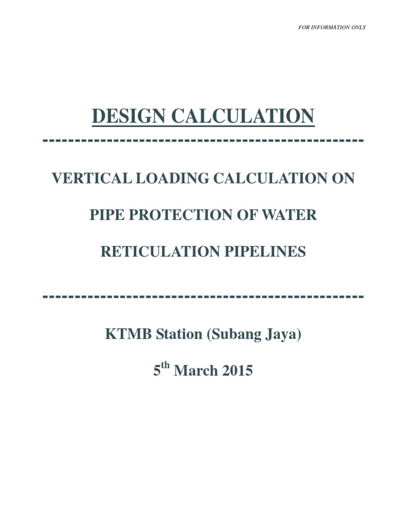 Pipe Material Strength Calculation | PDF | Soil | Pipe (Fluid Conveyance)