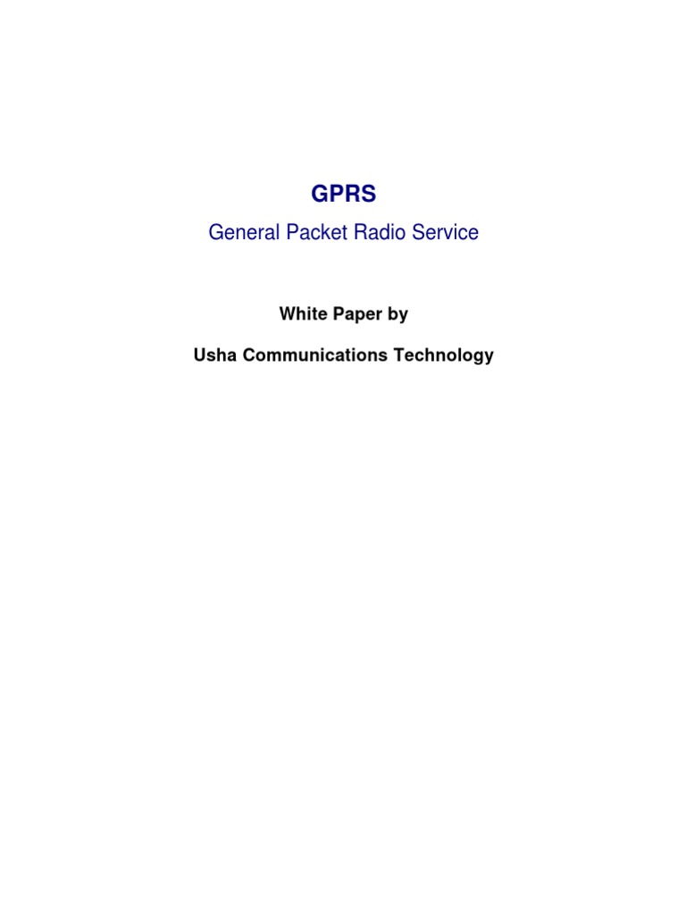 Gprs | PDF