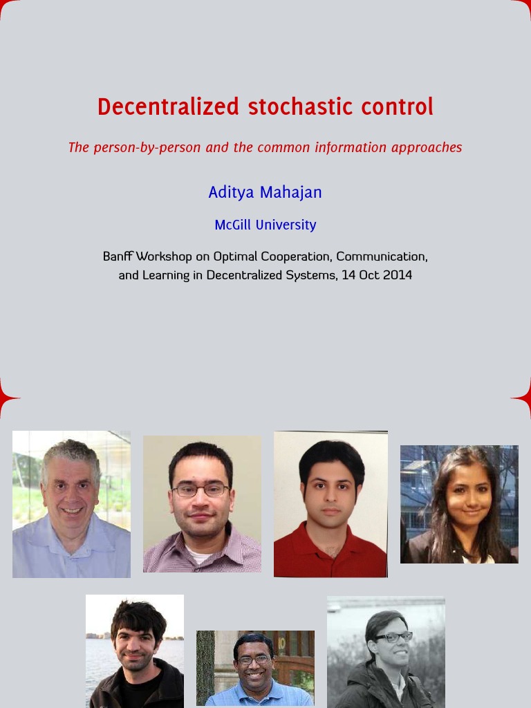 Banff 2014 | PDF | Mathematical Optimization | Forward Error Correction