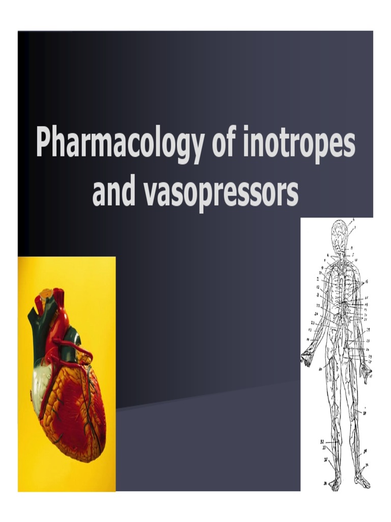 Pharmacology of Inotropes and Vasopressors | PDF | Shock (Circulatory ...