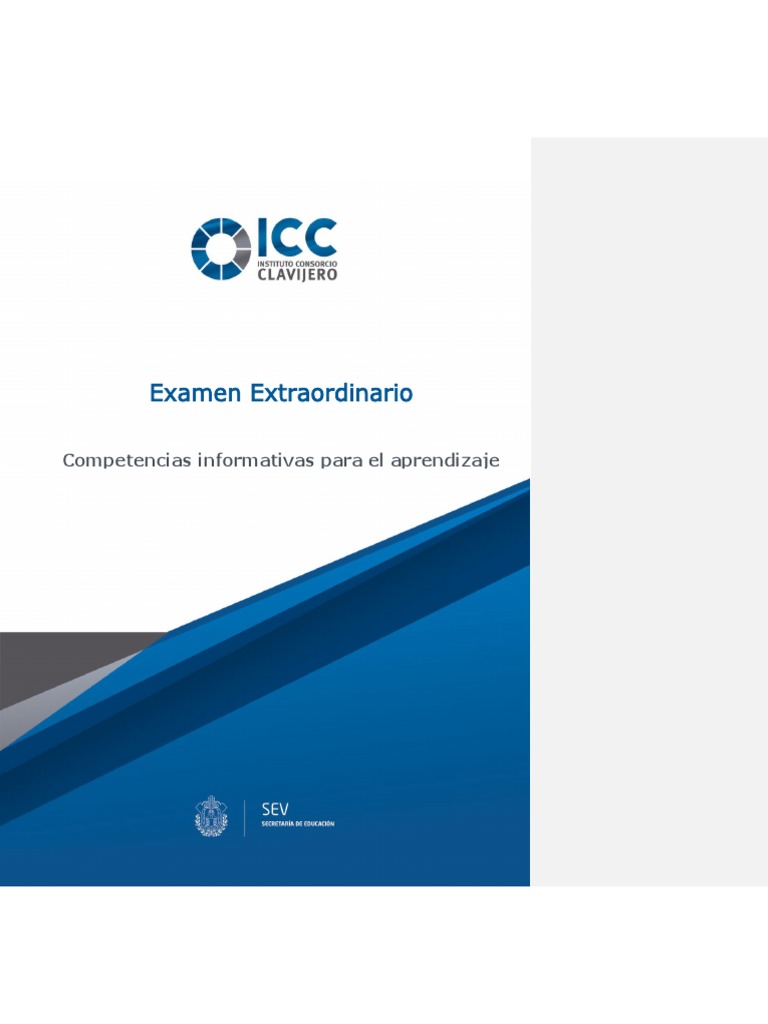 Formato Examen | PDF | Science | Tecnología (general)