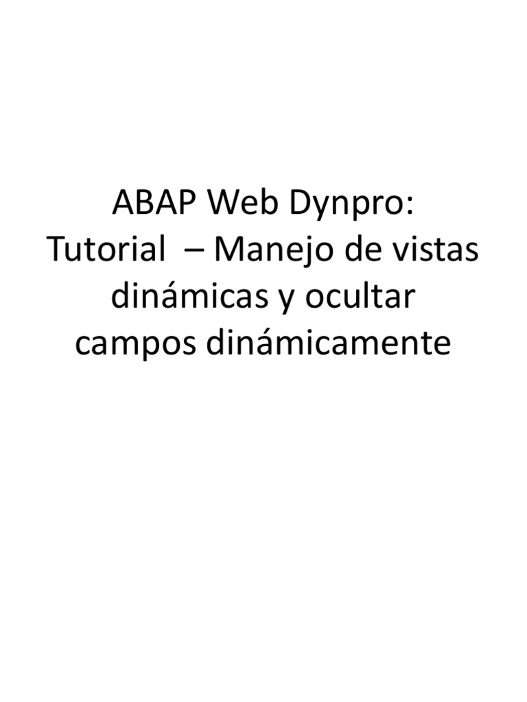 Web Dynpro Tutorial 02 | PDF | Red mundial | Internet y web