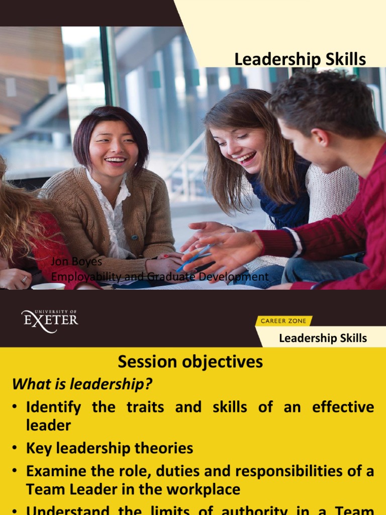 Chapter 2-Leadership Skill | PDF | Leadership | Action (Philosophy)