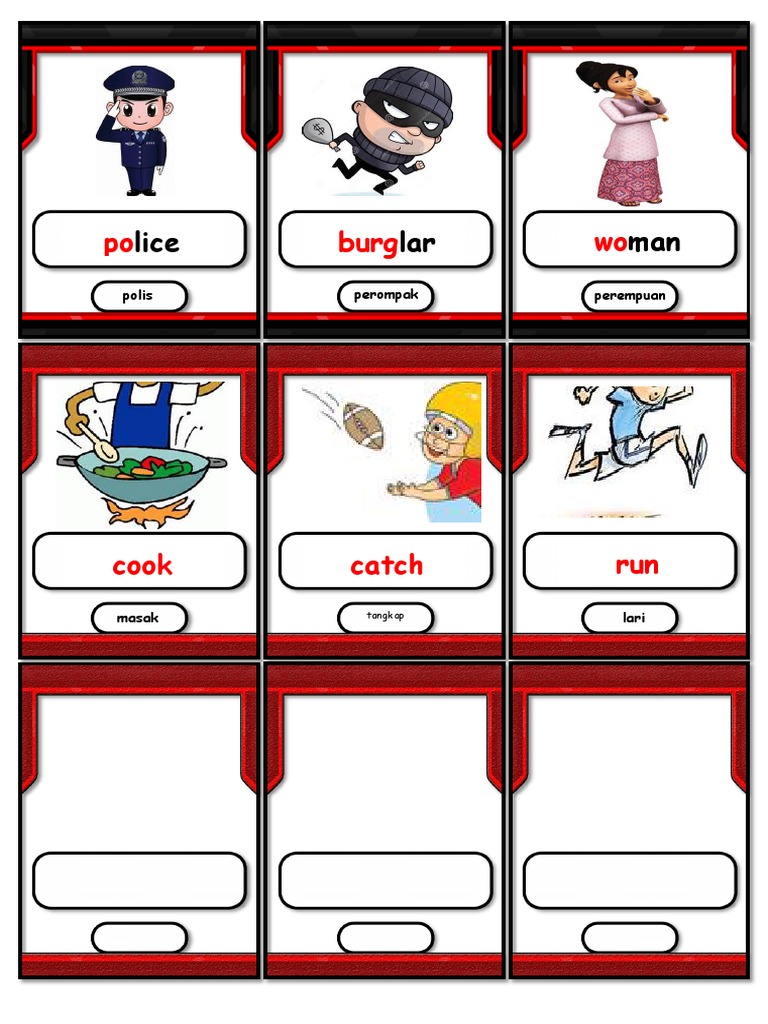 The Vocabulary Cards | PDF