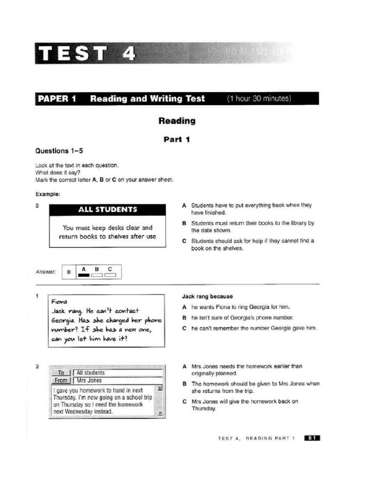 Plus 2 Test 4 | PDF