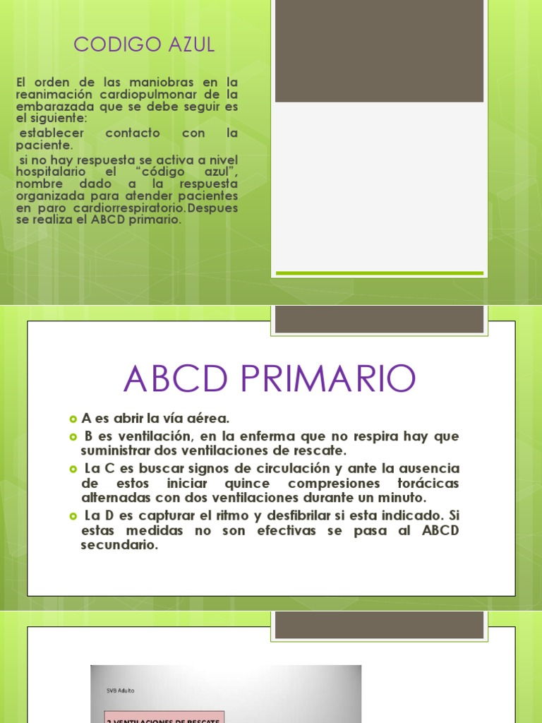 Codigo Azul 2 | PDF | Paro cardíaco | Reanimación cardiopulmonar