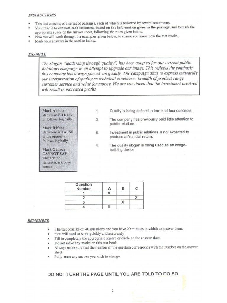 Exxonmobil Aptitude Test | PDF