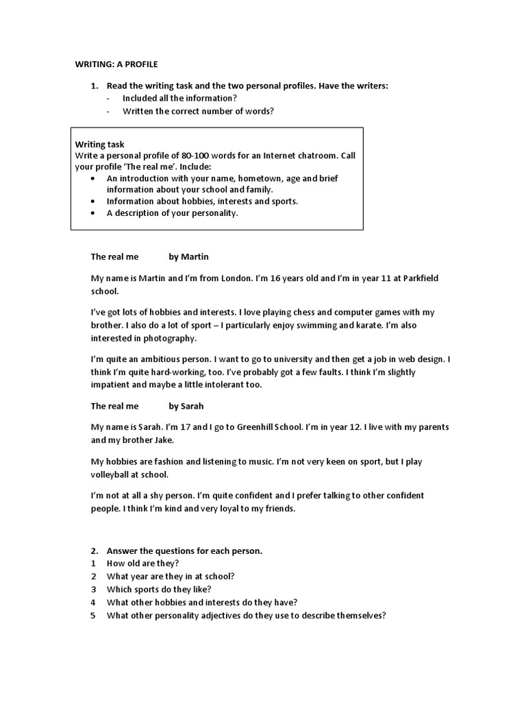 Alex Writing Unit 1 | PDF | Adverb | Adjective