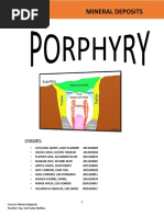 Porphyry Copper Vein Types Explained | PDF | Minerals | Geology
