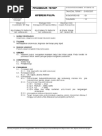 Sop Injeksi Intracutan | PDF