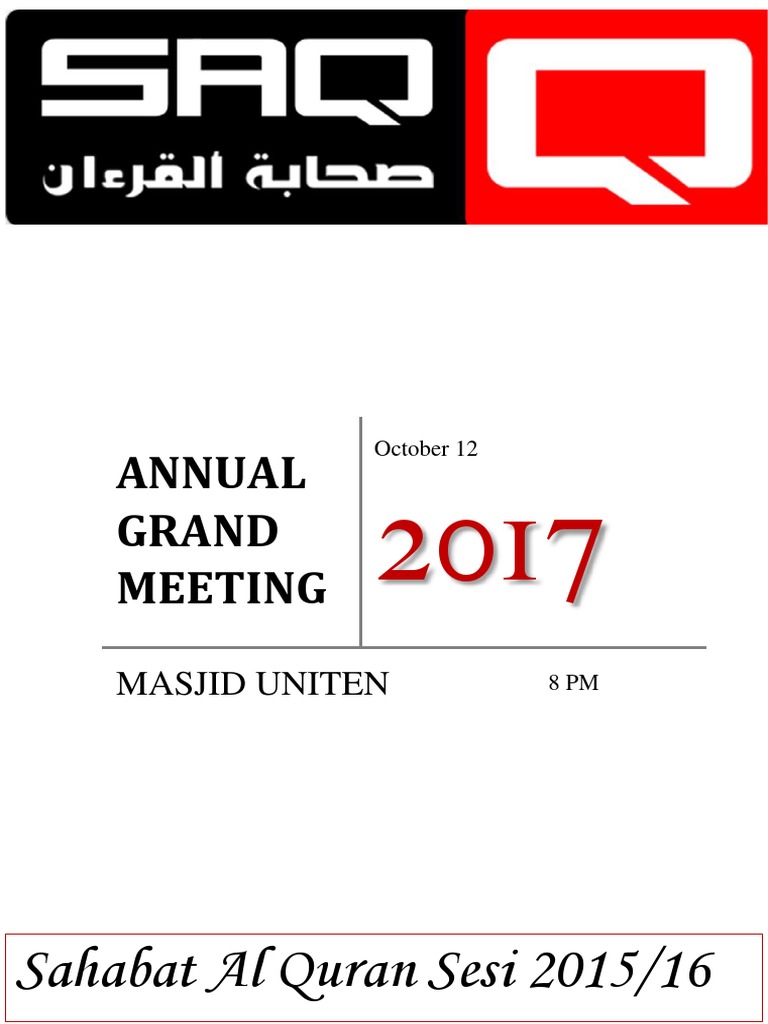Annual Grand Meeting | PDF