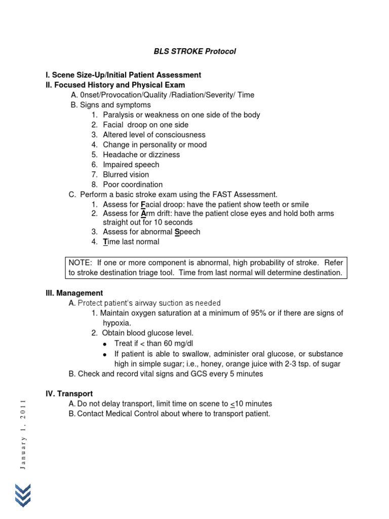 I. Scene Size-Up/Initial Patient Assessment II. Focused History and ...