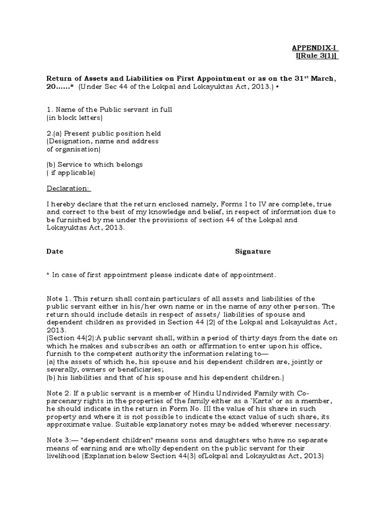 Appendix I Rule | PDF