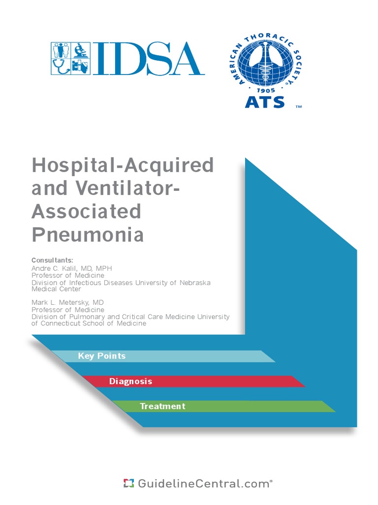 HAP & VAP IDSA Pocketcard Guidelines (2016) | PDF | Methicillin ...