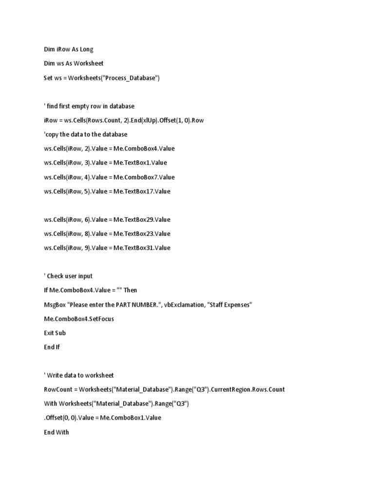 Dim IRow As Long | PDF | Digital Technology | Software