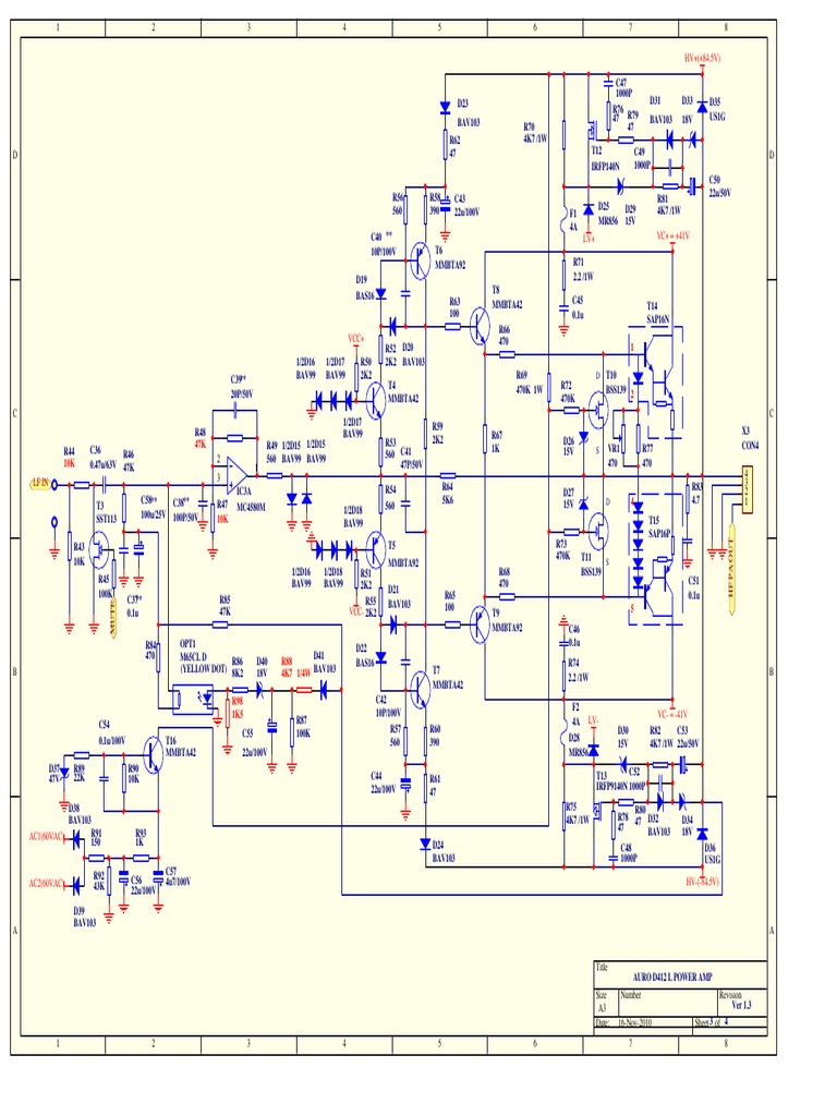 Auro D412 D415 LF PA v1.3 | PDF