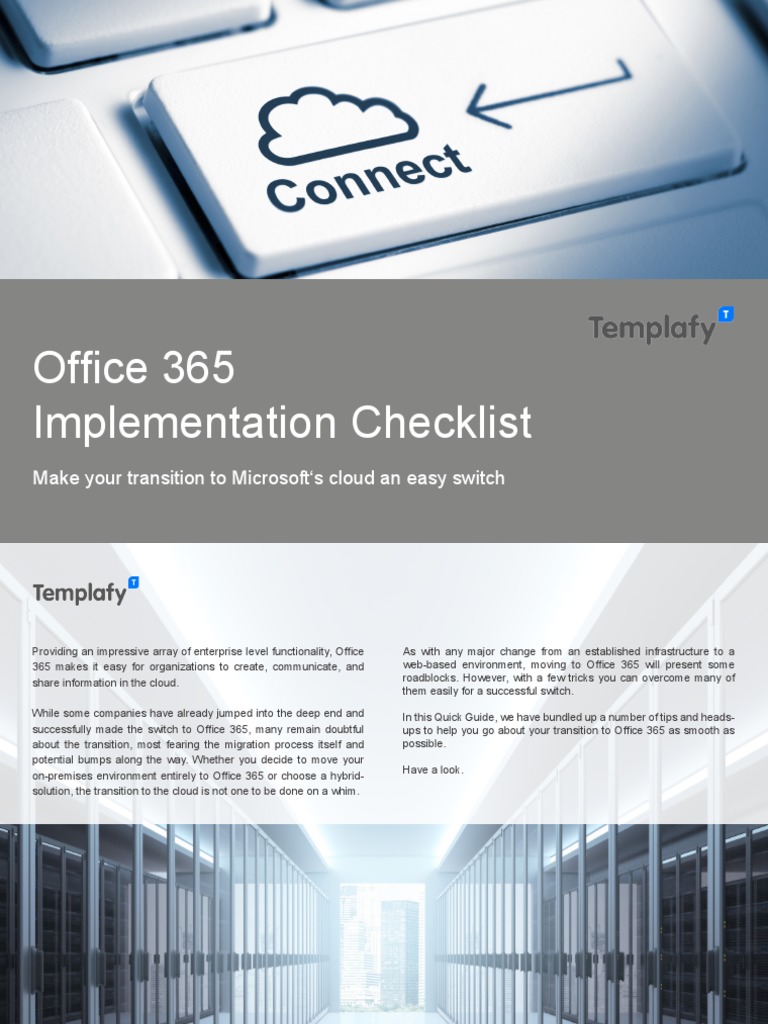 Office 365 Implementation Checklist | PDF | Office 365 | Microsoft ...