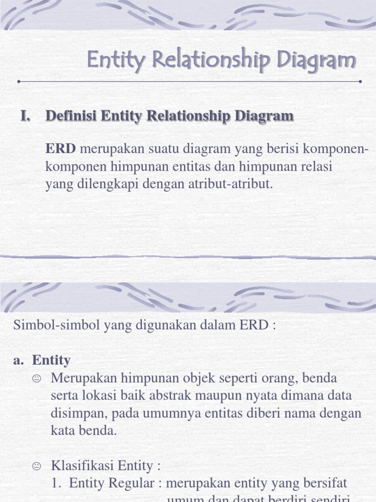 Materi Erd SBD | PDF
