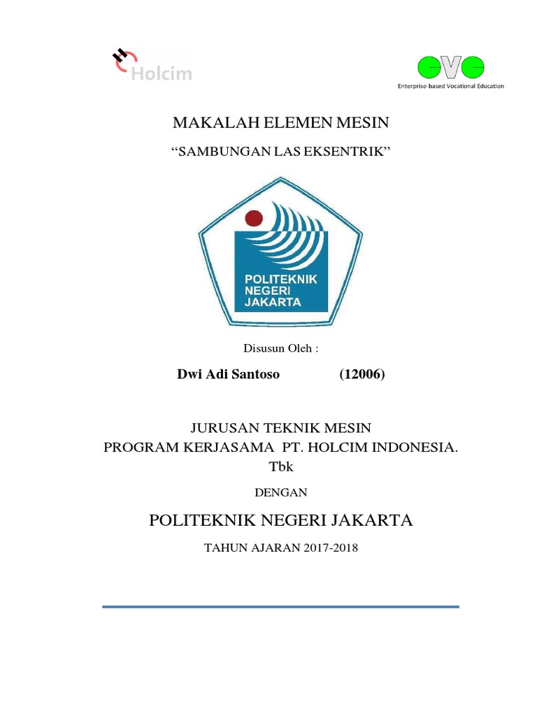 Sambungan Las Eksentrik | PDF