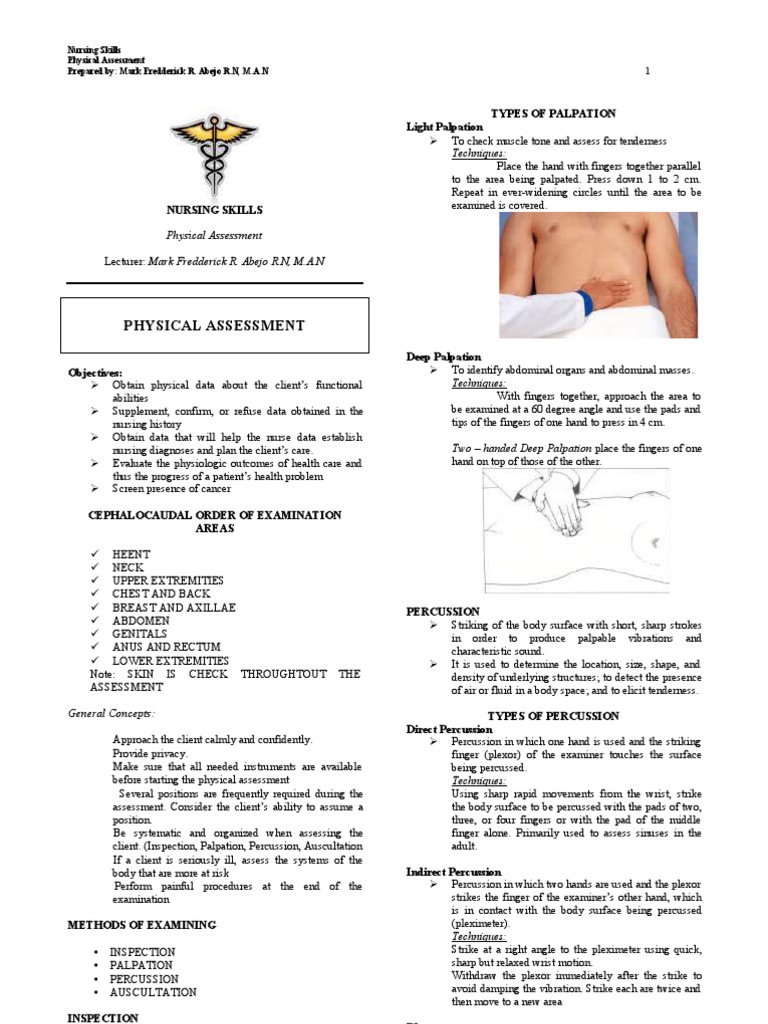 Percussion Techniques in Nursing Assessment | PDF | Ear | Visual Acuity