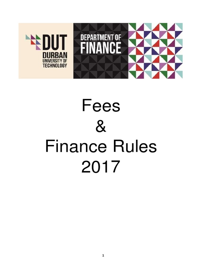 2017 Fee Booklet Durban | PDF | Cheque | Credit Card