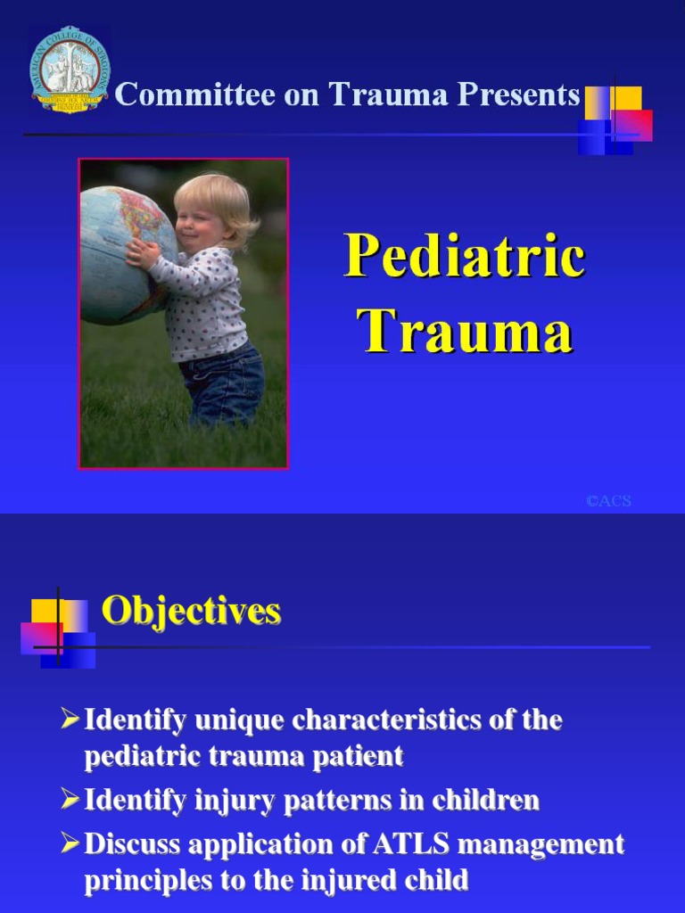 Pediatric Trauma Management Guide | PDF | Self-Improvement | Science ...