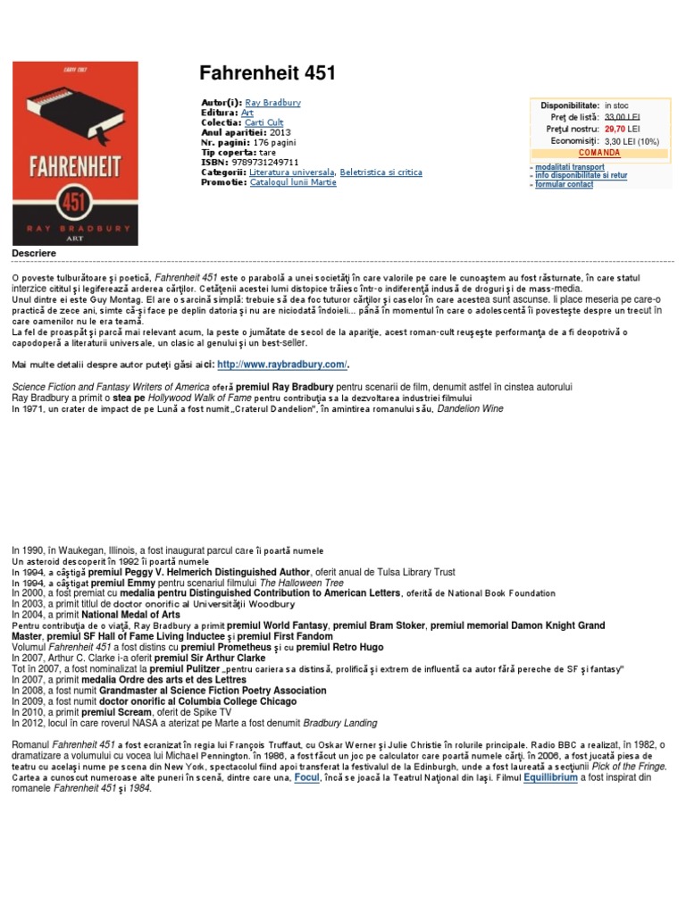 Fahrenheit 451 | PDF
