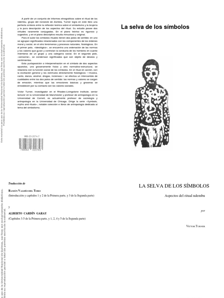 Turner - Cap 4 La Selva de Los Simbolos | Descargar gratis PDF | Estado (política) | Sociedad