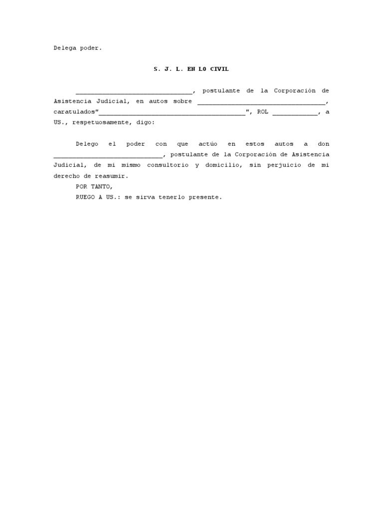 Delega Poder | PDF